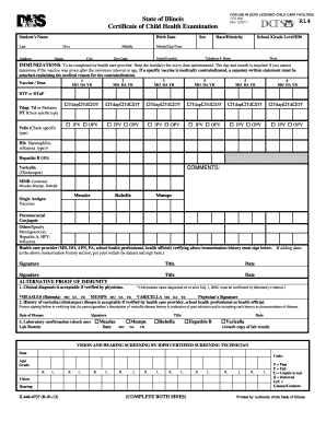 Dhs Physical Form - Fill Online, Printable, Fillable, Blank | pdfFiller