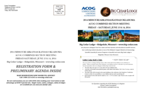 Fillable Online acog Registration form & preliminary agenda inside ...