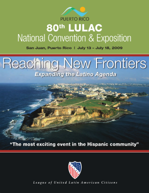 Fillable Online Reaching New Frontiers - lulac Fax Email Print - pdfFiller