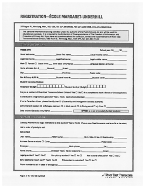 Fillable Online EMU Registration Form -.pdf - Retsd.mb.ca Fax Email ...