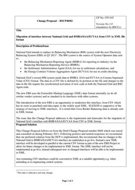 Fillable Online CP1345 Change Proposal Form. Change Proposal Form Fax ...