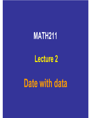 Fillable Online Math 211 - Statistics Fax Email Print - pdfFiller