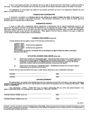 Fillable Online NOTICE OF DISCLOSURE Fax Email Print - pdfFiller