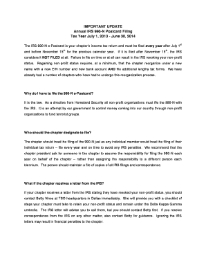 Fillable Online IMPORTANT UPDATE Fax Email Print - pdfFiller