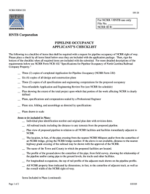 Fillable Online NCRR FORM 250 Fax Email Print - pdfFiller