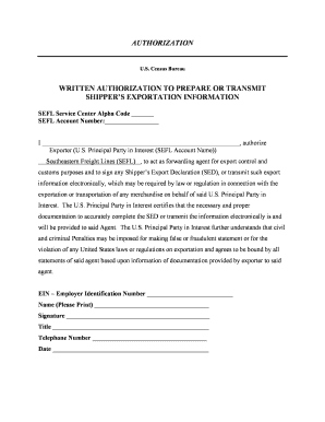 Shipper Waiver Authorization Letter Template - Fill Online, Printable ...