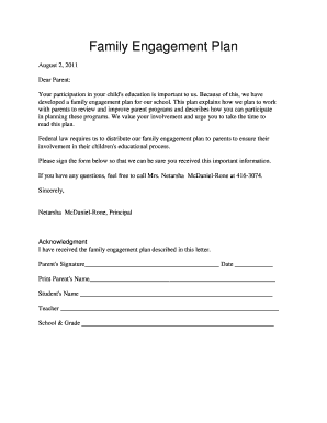Fillable Online mcsk12 Family Engagement Plan Fax Email Print - pdfFiller
