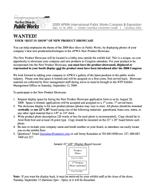 Fillable Online WANTED! YOUR BEST INNOVATIONS IN PLUMBING TECHNOLOGY ...