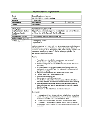 Sourcing Form - Fill Online, Printable, Fillable, Blank | pdfFiller