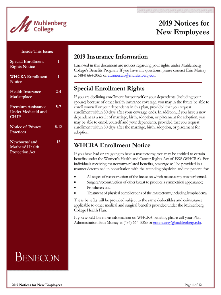 Fillable Online Fact Sheet: HIPAA Special Enrollment under the Children's Health ... Fax Email ...