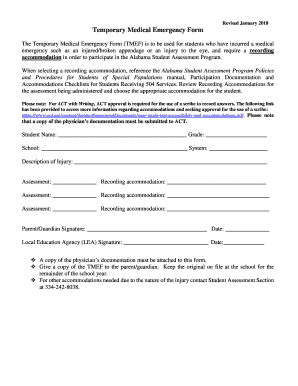 Fillable Online EMERGENCY MEDICAL TREATMENT AUTHORIZATION FORM This ...