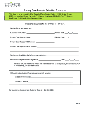 Fillable Online This form is to be completed for Essential Plan, Senior ...