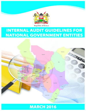 Fillable Online Internal Audit Guidelines for National Government ...