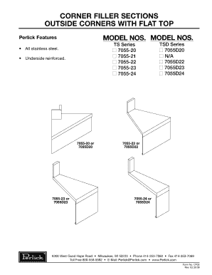 Fillable Online Corner filler sections Fax Email Print - pdfFiller