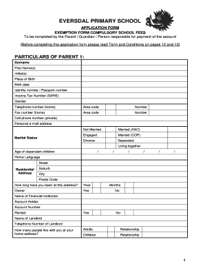 Exemption Form For School - Fill Online, Printable, Fillable, Blank ...