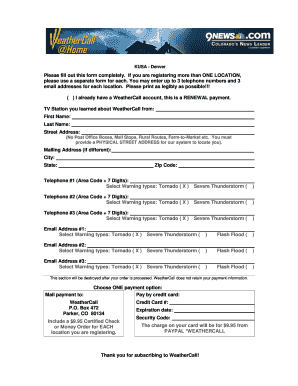 Fillable Online Please fill out this form completely. If you are ...