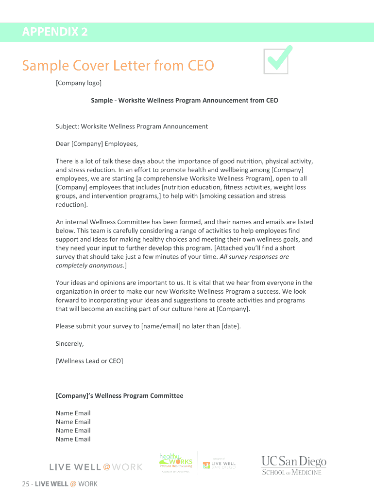 Fillable Online Sample Cover Letter from CEO Fax Email Print - pdfFiller
