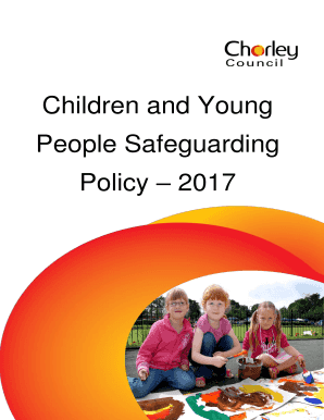 Fillable Online chorley gov Safeguarding Children Policy - Template ...