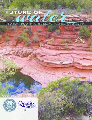 Fillable Online the Future of Water Magazine - Rural Water Association ...