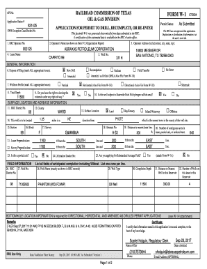Fillable Online Texas RRC - Drilling Permits - Railroad Commission of ...