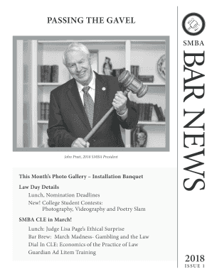 Fillable Online PASSING THE GAVEL Fax Email Print - pdfFiller