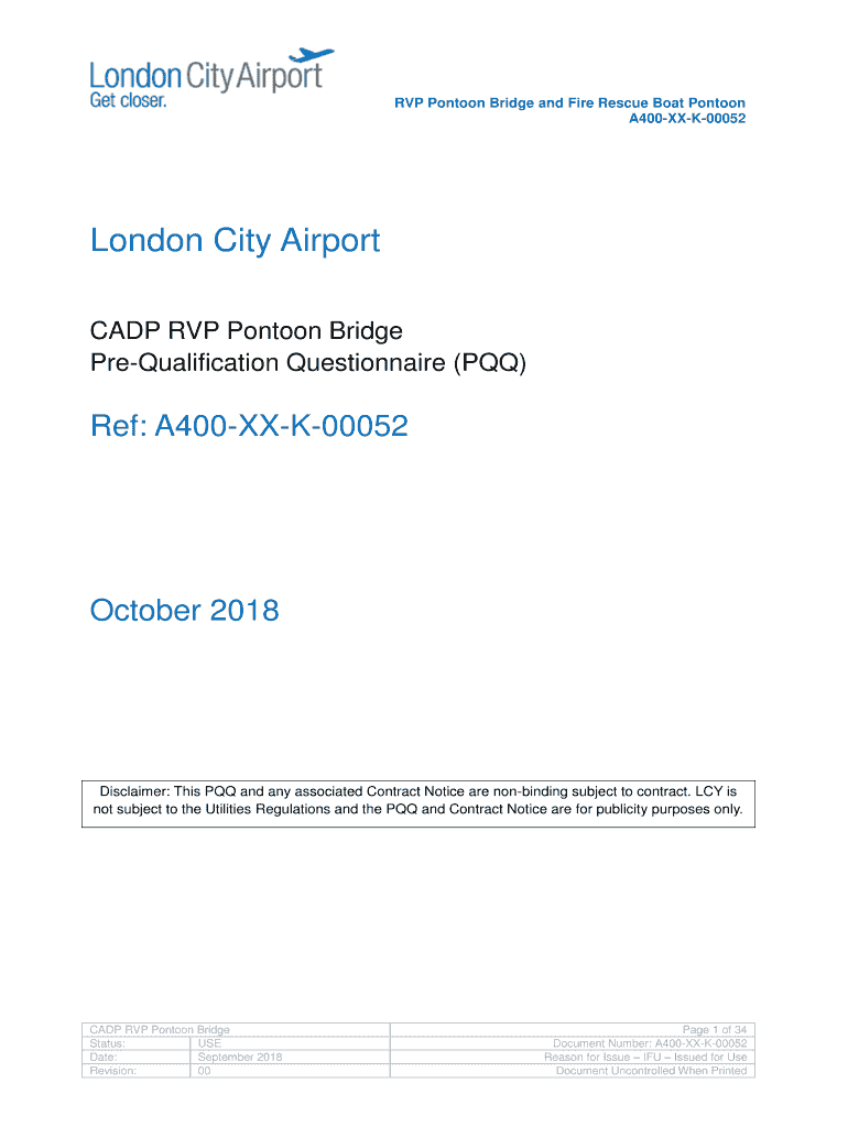 Fillable Online LCY Long Form PQQ template Fax Email Print - pdfFiller