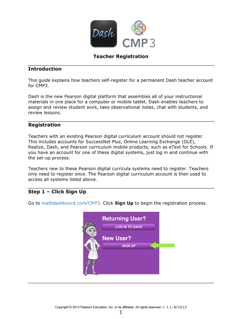 Fillable Online This guide explains how teachers self-register for a ...