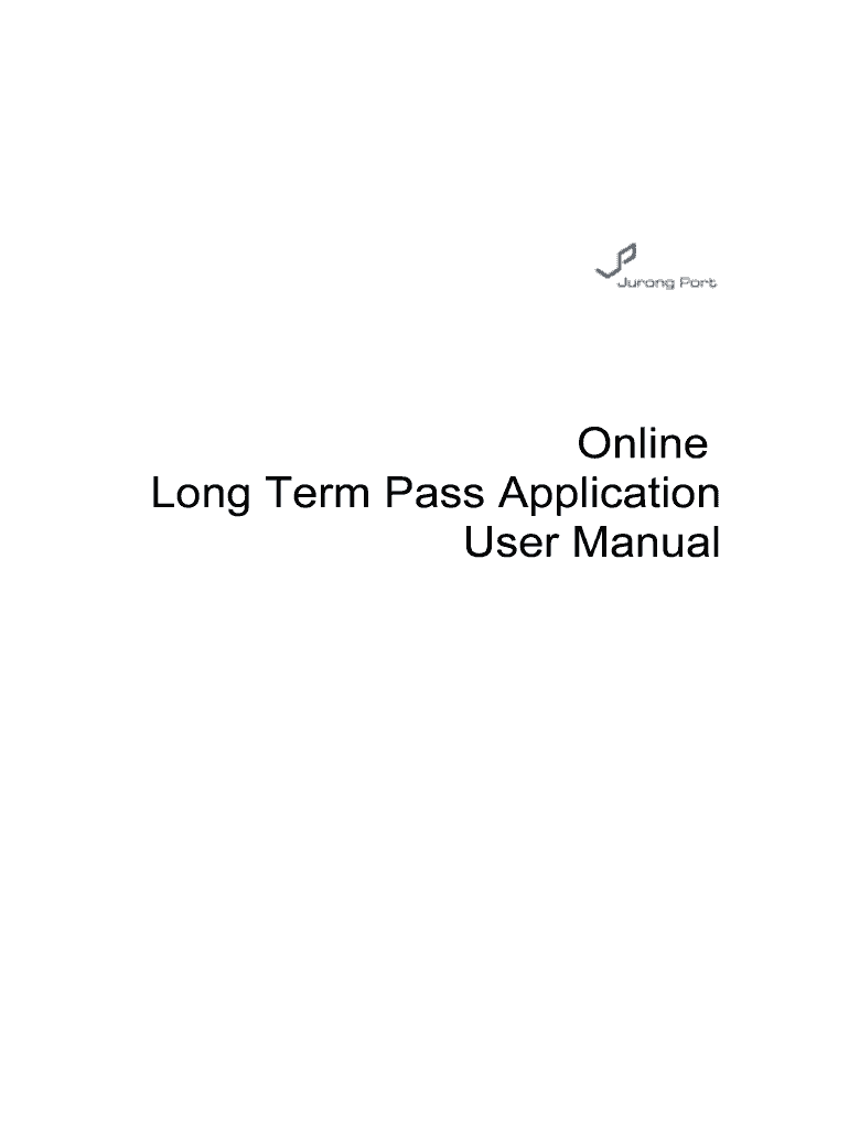 Fillable Online Long Term Pass Application Fax Email Print - pdfFiller