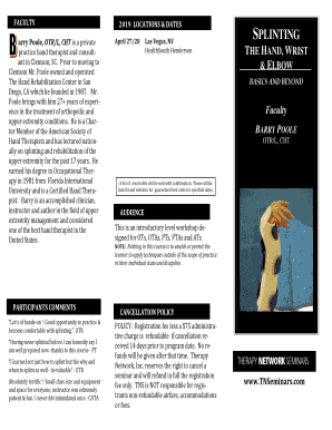 Fillable Online LOCATIONS DATES SPLINTING CHT April 27/28 LasVegas,NV ...