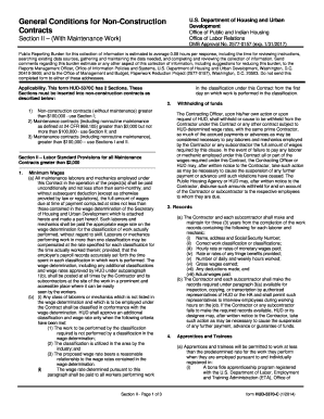 Fillable Online General Conditions for Non-Construction Contracts Form ...