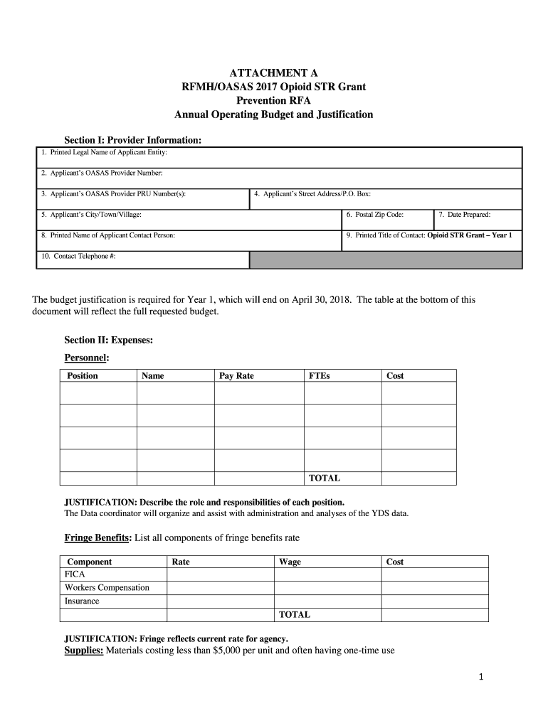 Fillable Online cps oasas state ny Prevention RFA Fax Email Print ...