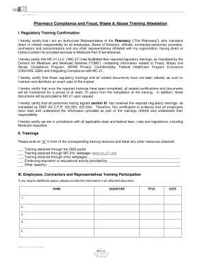 Fillable Online Regulatory Training Confirmation Fax Email Print ...