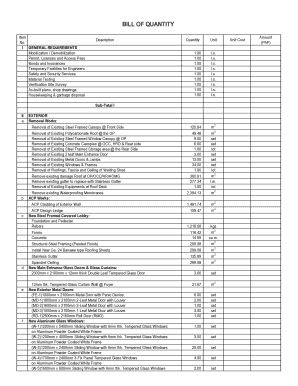 Fillable Online bill of quantity - Clark International Airport Fax ...