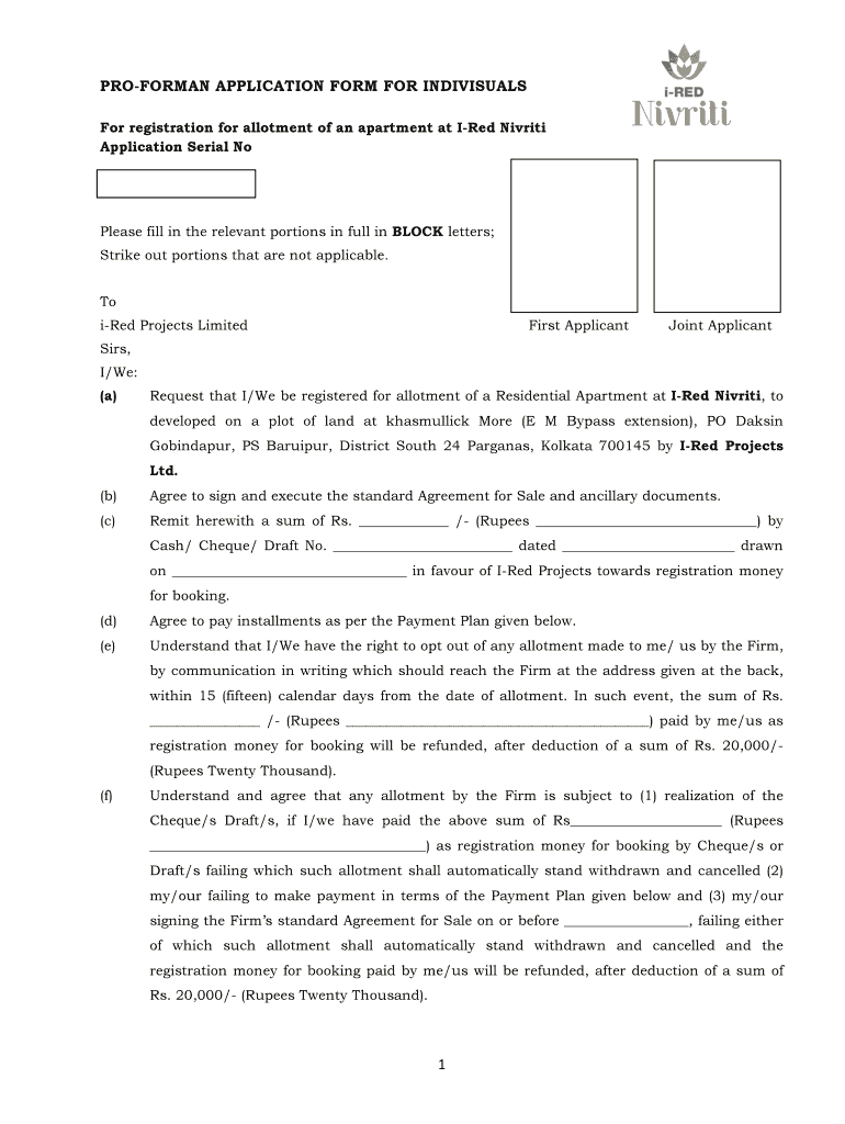 Fillable Online !Application form PROFORMA.docx Fax Email Print - pdfFiller