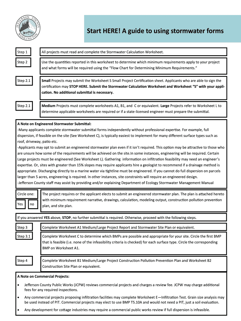 Fillable Online A guide to using stormwater forms Fax Email Print ...