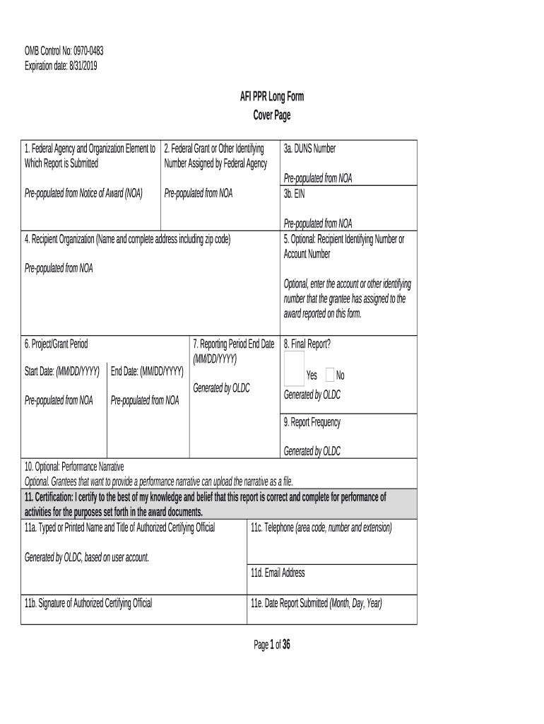 ExampleAFI PPR Long - Administration for Children and Families Doc ...