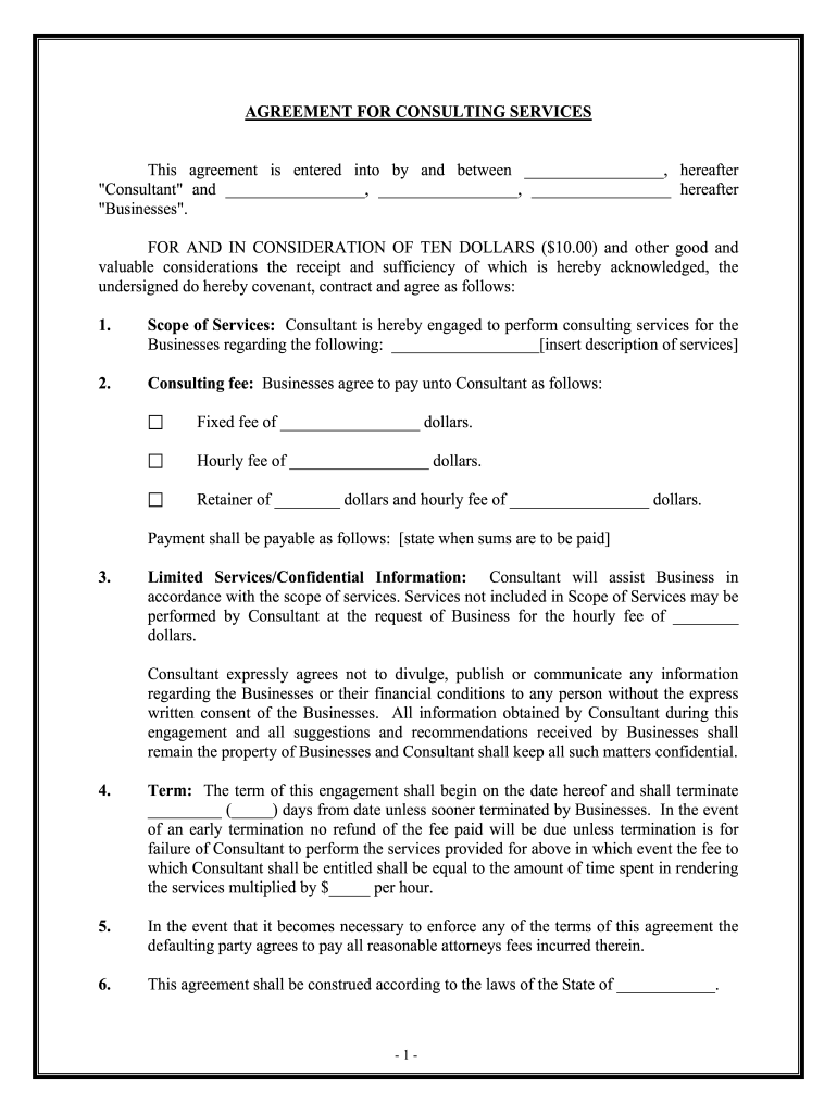 Simple Agreement Fill Online Printable Fillable Blank PdfFiller