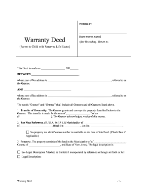 Deed Life Estate - Fill Online, Printable, Fillable, Blank | pdfFiller