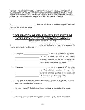 Fillable Online incapacity form Fax Email Print - pdfFiller