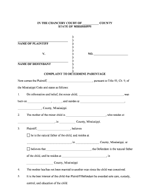 Paternity Form - Fill Online, Printable, Fillable, Blank | pdfFiller