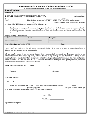 Indiana Bureau Of Motor Vehicles - Fill Online, Printable, Fillable ...