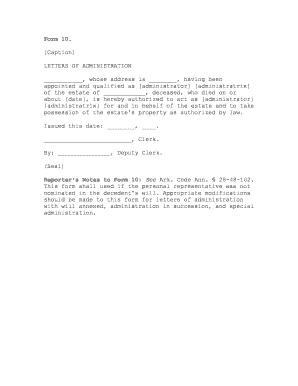 Arkansas Probate Court - Fill Online, Printable, Fillable, Blank ...