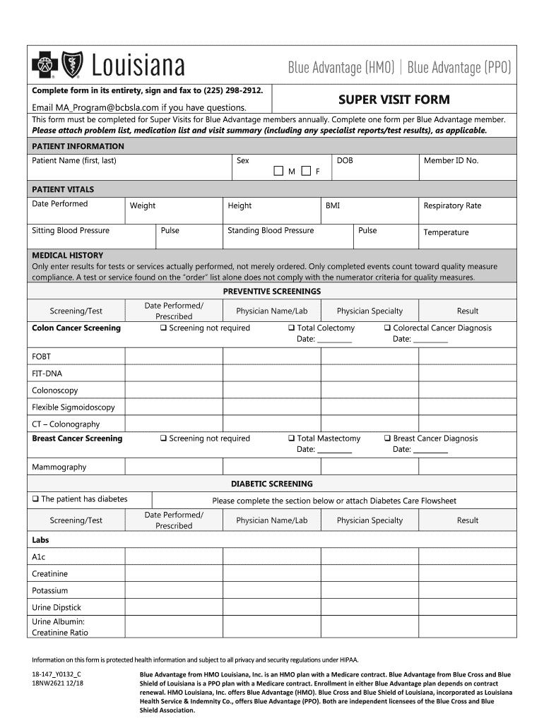 Fillable Online BCBSLA - OGB Customer Forms - Blue Cross and Blue ...