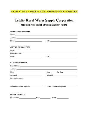 Fillable Online PLEASE ATTACH A VOIDED CHECK WHEN RETURNING THIS Fax Email Print - pdfFiller