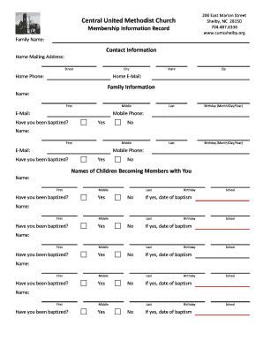 Fillable Online members information form.docx Fax Email Print - pdfFiller