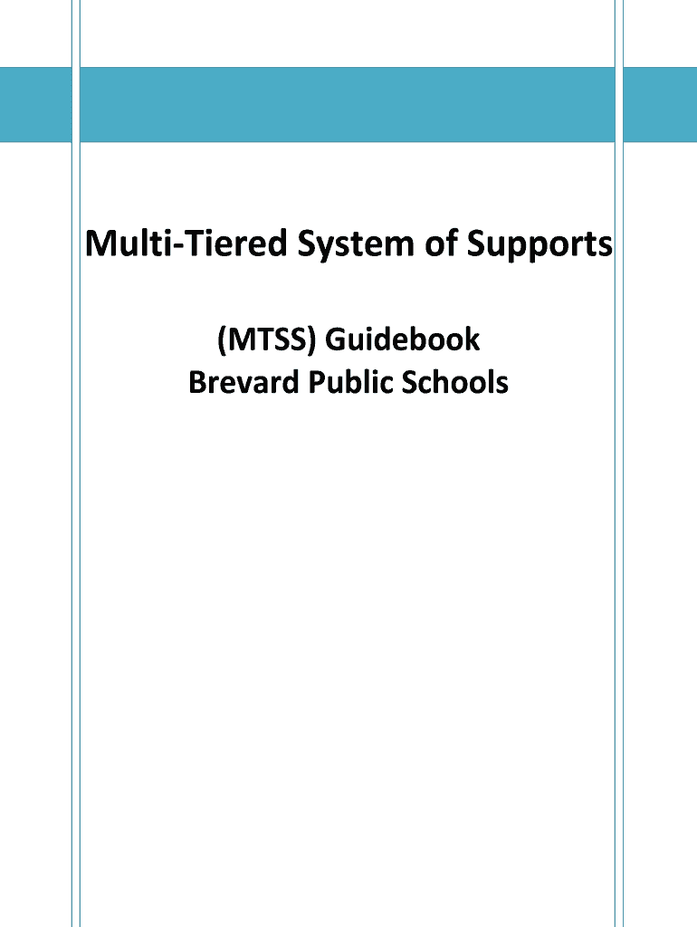 Fillable Online Multi-Tiered System of Supports (MTSS) - Educational ...