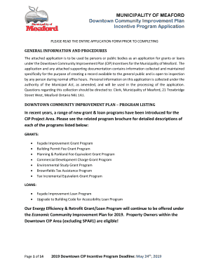 Fillable Online Downtown Community Improvement Plan Fax Email Print ...