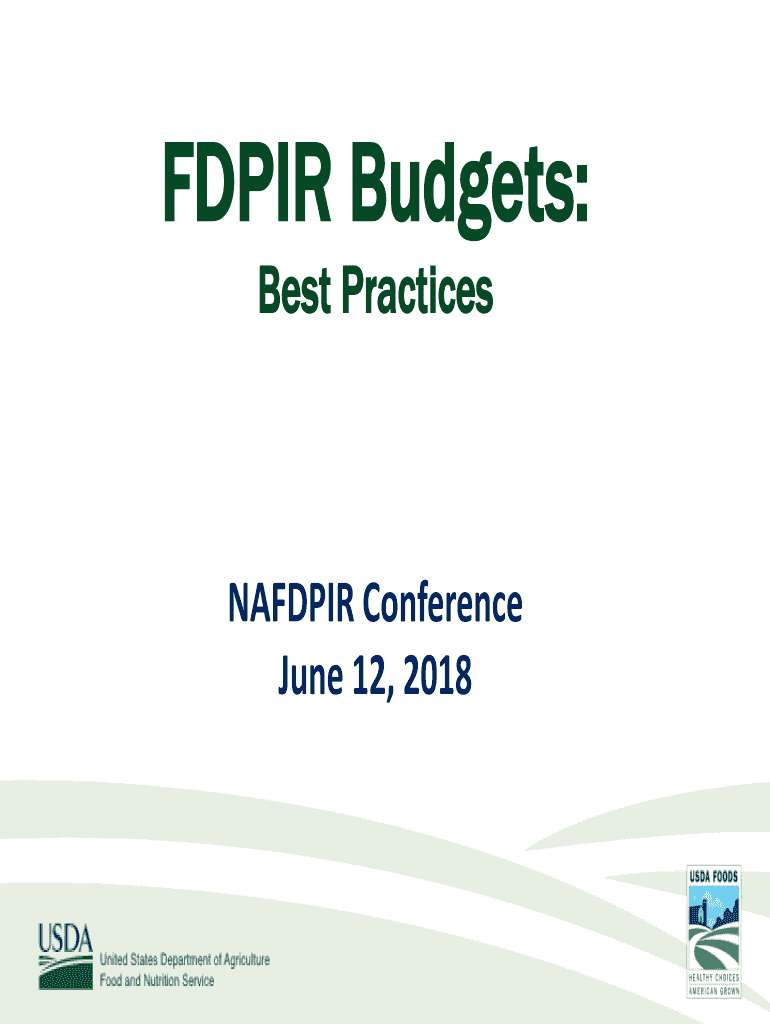 Fillable Online fns-prod azureedge FDPIR Budgets: Best Practices - fns ...
