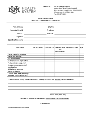 Fillable Online CVO - Proctor Form Fax Email Print - pdfFiller