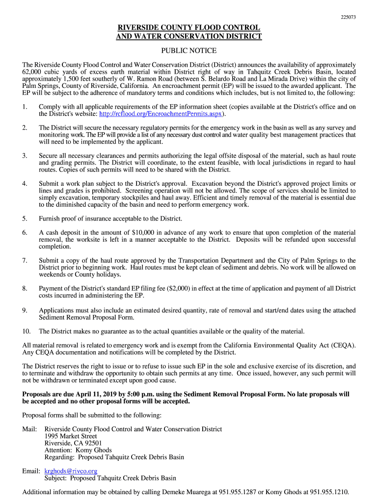 Fillable Online GIS - Riverside County Flood Control and Water ...